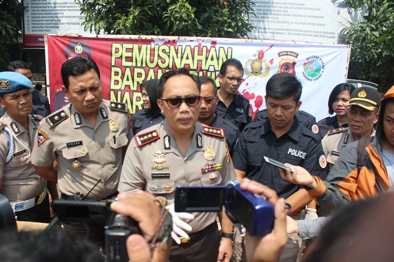 Kapolresta Bogor Kota Musnahkan berbagai jenis barang bukti Narkoba – Website Resmi Polresta ...